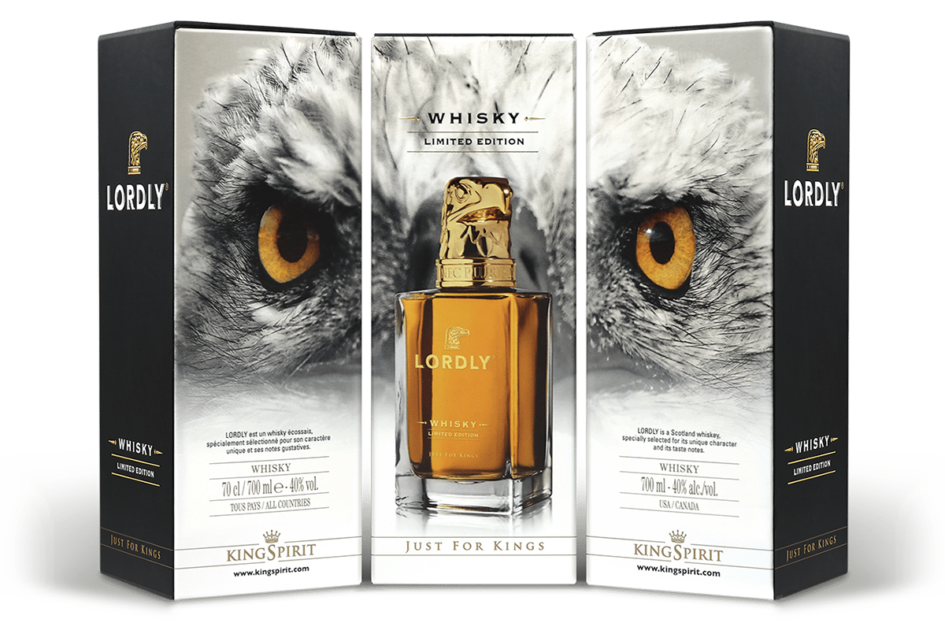 High-end whisky in an exceptional bottle | Lordly Whisky by Kingspirit